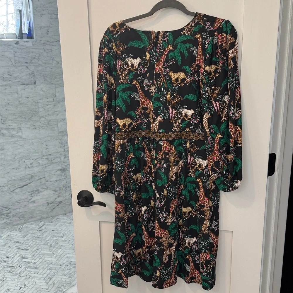 Lilly Pulitzer | Dresses | Lilly Pulitzer Black Long Sleeve Tropical ...